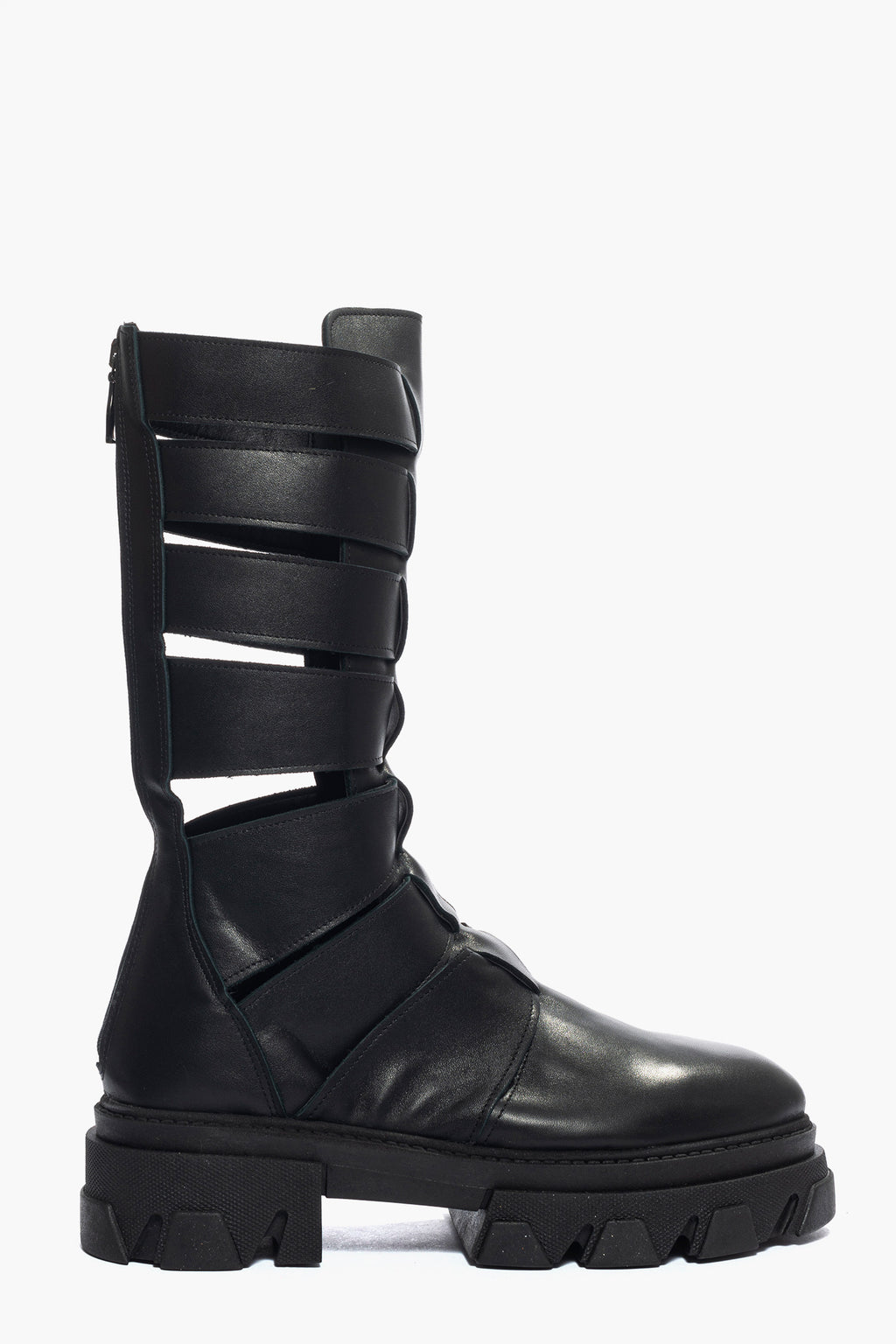 Black leather Wake Up boots – Lia Diva